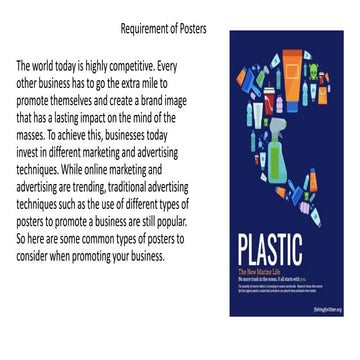 THE DEFINITION OF POSTER, KINDS OF POSTER | PPTX