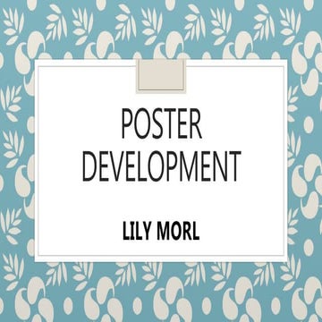 Poster Development | PPT
