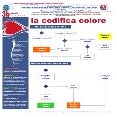 Poster Dolore Toracico Triage B | PDF