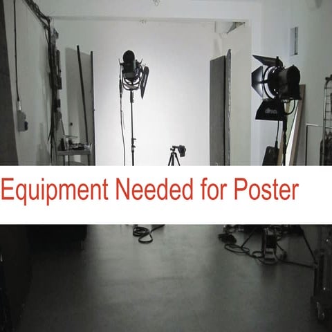 Poster Equipment List - Media | PPT