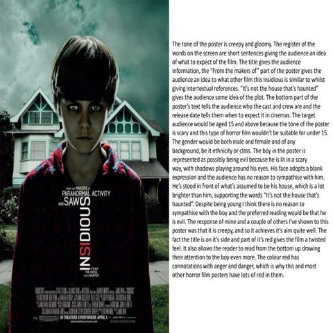 Dvd cover analysis | DOCX