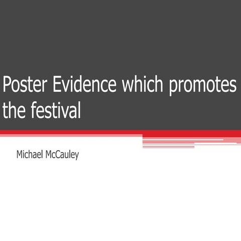 Poster evidence | PPTX
