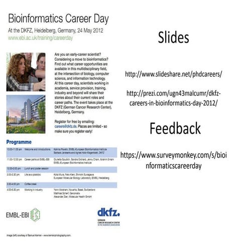 Bioinformatics Career Day Ppt