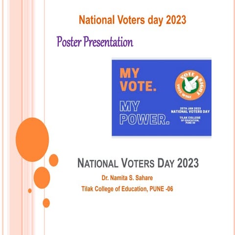 National voters day. ppt | PPT