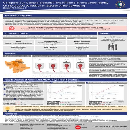 Cologners buy Cologne products? The influence of consumers’ identity on ...