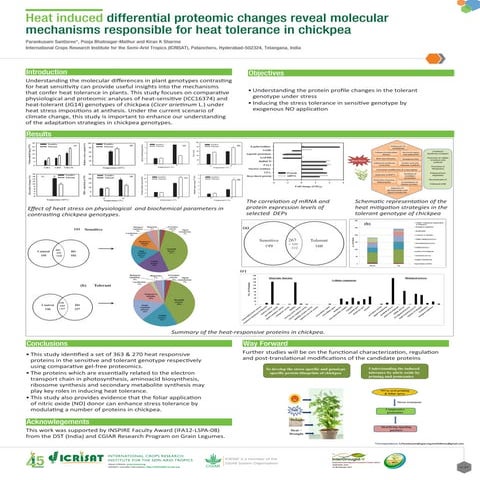 Heat induced differential proteomic changes reveal molecular mechanisms responsible for heat ...