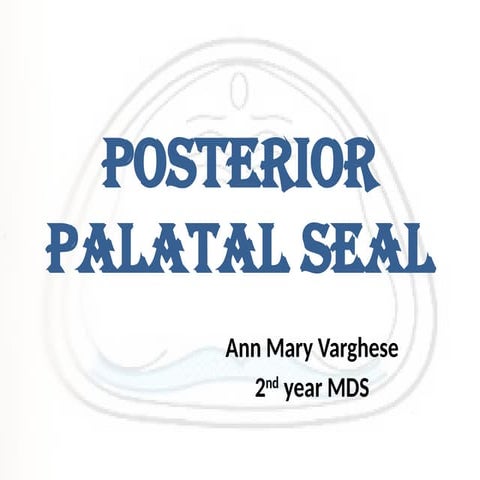 hard and soft palate | PPTX