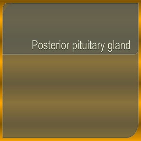 Comprehensive Overview of Posterior Pituitary Gland Disorders and ...