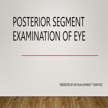 POSTERIOR SEGMENT EXAMINATION OF EYE.pptx