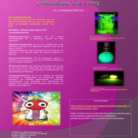 La luminiscencia | PPT