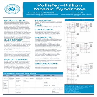 Pallister-Killian Mosaic Syndrome | PDF | Eye and Vision Conditions ...