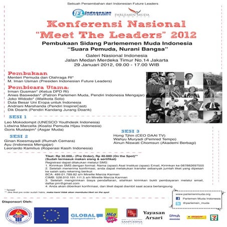 Poster meet the leaders | PDF