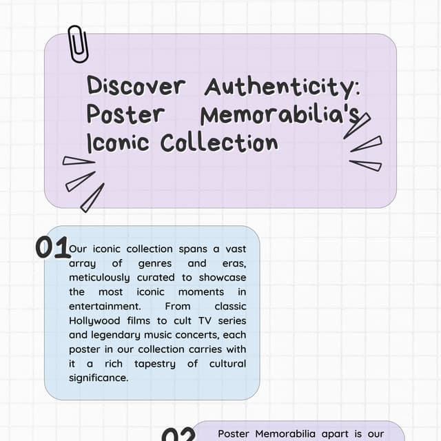 Discover Authenticity: Poster Memorabilia's Iconic Collection | PDF