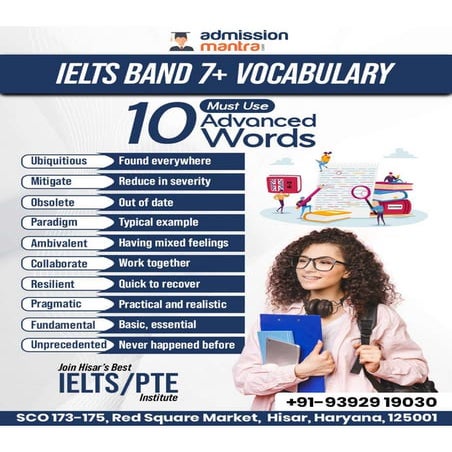 Poster on Ielts AND PTE Vocabulary ..... | PDF