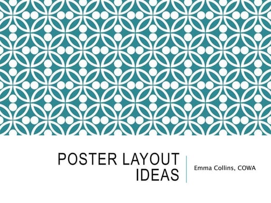 Poster layout 2 | PPT