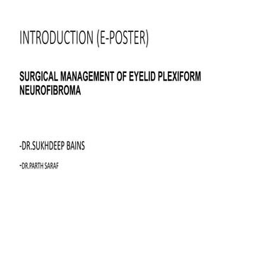Neurofibromatosis plexiform neurofibroma.pptx