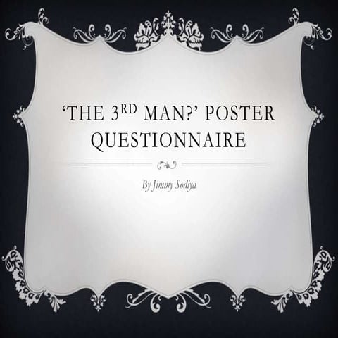Poster questionnaire | PPT