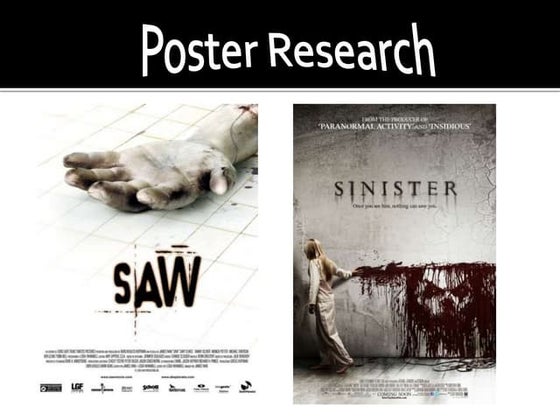 Horror poster analysis | PPT