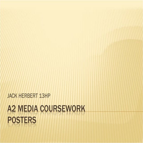 A2 coursework Posters | PPT