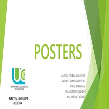 Diseño pósteres para TFG | PPTX