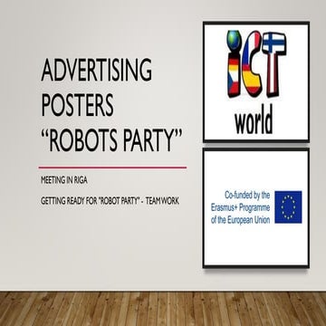 Advertising posters "Robots paety" | PDF