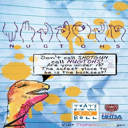 NHTSA poster 1 | PDF | Advertising Industry | Industries