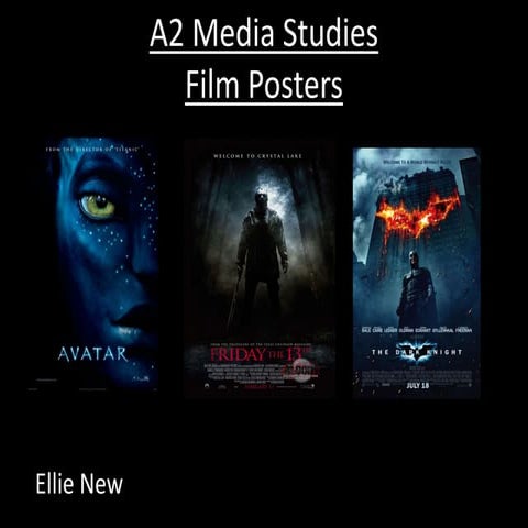 A2 Media Film Posters | PPT