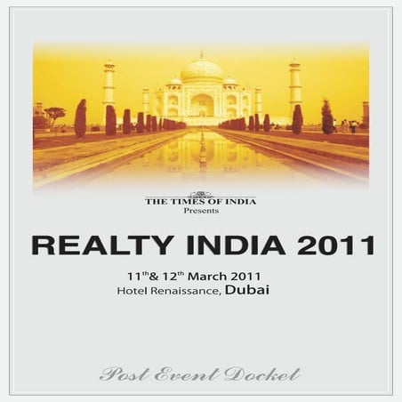 Post event docket dubai 2011 | PDF