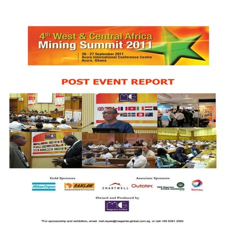 Post Event Report for the 4th West and Central Africa Mining Summit | PDF