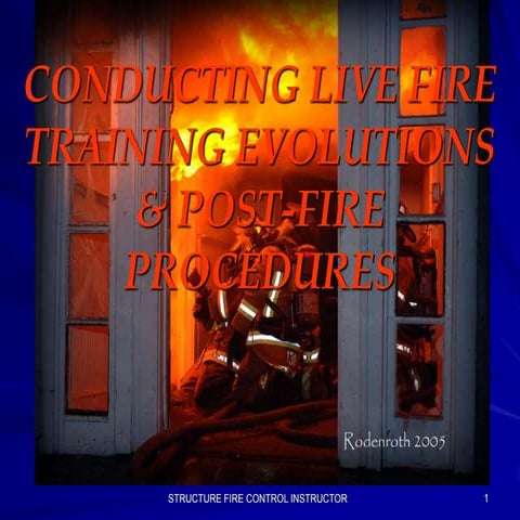 Post fire procedures | PPT