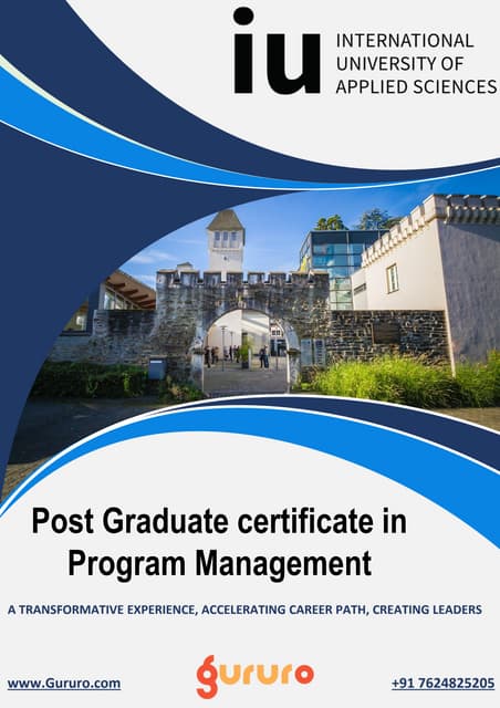 The George Washington UNiversity's Certificate in Project Management | PDF