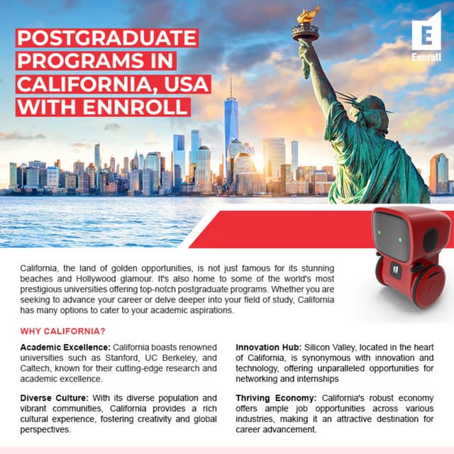 Postgraduate Programs in California, USA with Ennroll | PDF