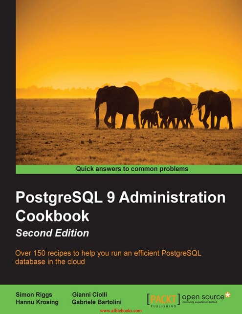 Postgresql 9 Administration Cookbook Second Edition Pdfdrive Pdf