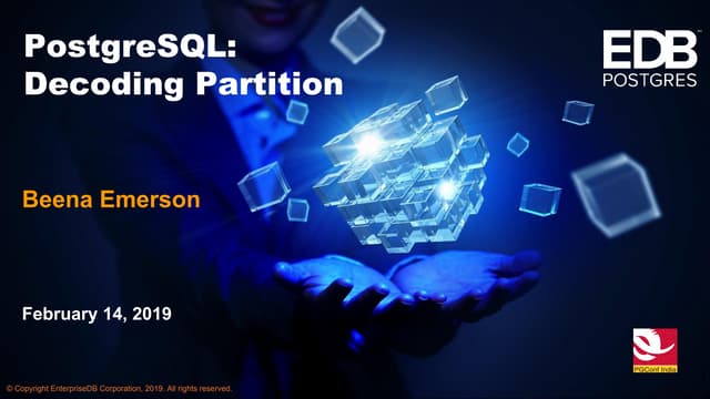Postgresql Decoding Partitions Ppt 1912