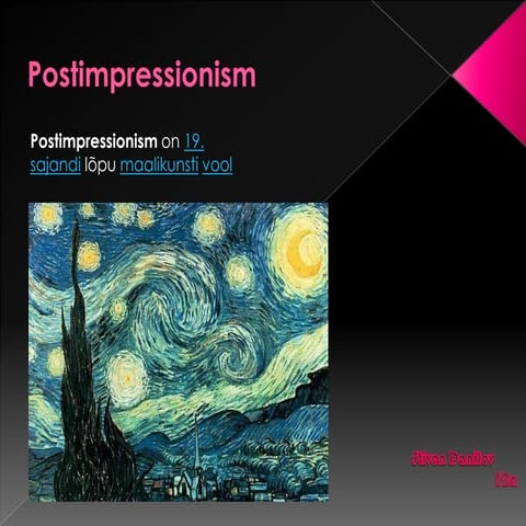 Postimpressionism | PPTX