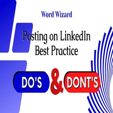 LinkedIn Posting Best Practices | PDF