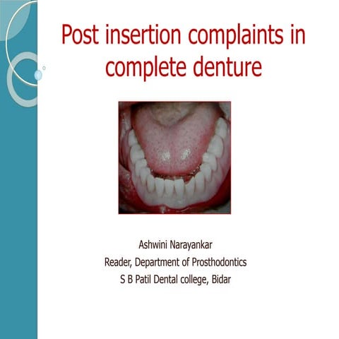 post insertion complaints.pptx