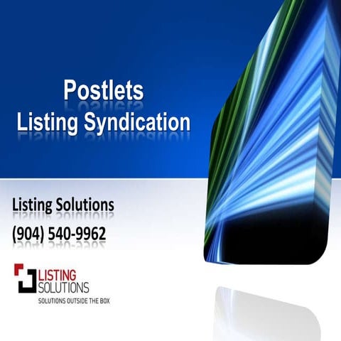 Postlets PowerPoint Presentation 2011 | PPTX
