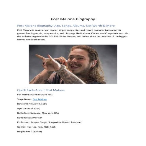 Post Malone Biography The Celeb Post.pdf