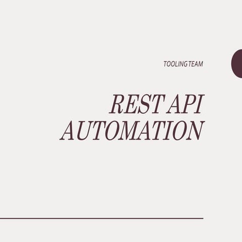 Postman And Jenkins Restapi Automation Pptx