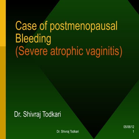 Postmenopausal bleeding | PPS
