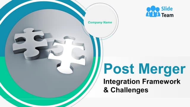 Post Merger Integration Framework And Challenges Powerpoint ... Post Merger Integration Framework And Challenges Powerpoint ...