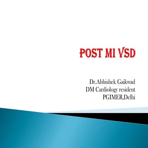 Post mi vsd ppt | PDF