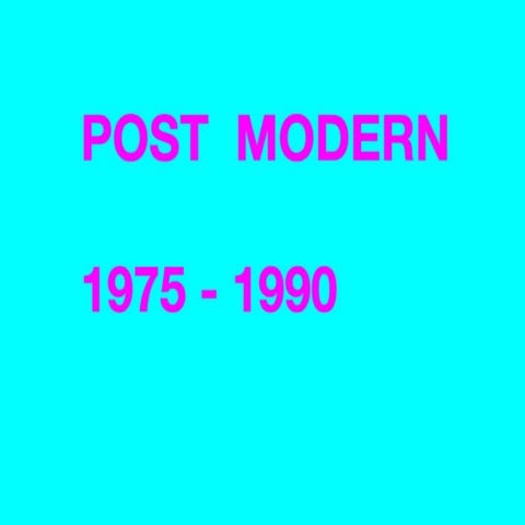 Post modern era | PDF