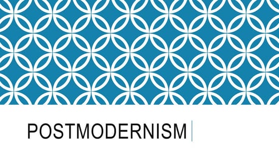 Modern vs post modern | PPT