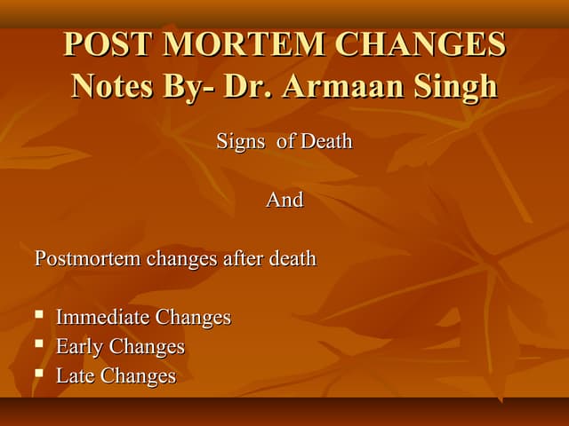 Forensic medicene,putrefaction | PPTX
