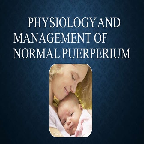 Postnatal Care ppt | PPTX