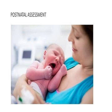Postnatal Assessment- Evaluation Checklist | PDF