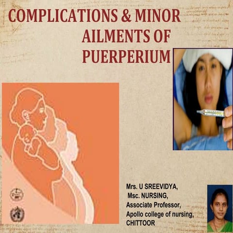 Postnatal complications | PPTX