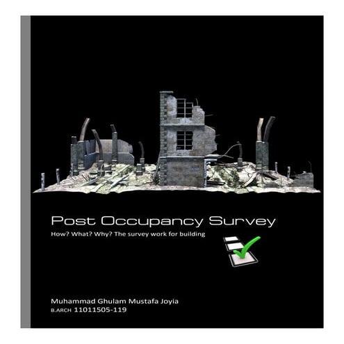 Post occupancy Evaluation Survey | PDF
